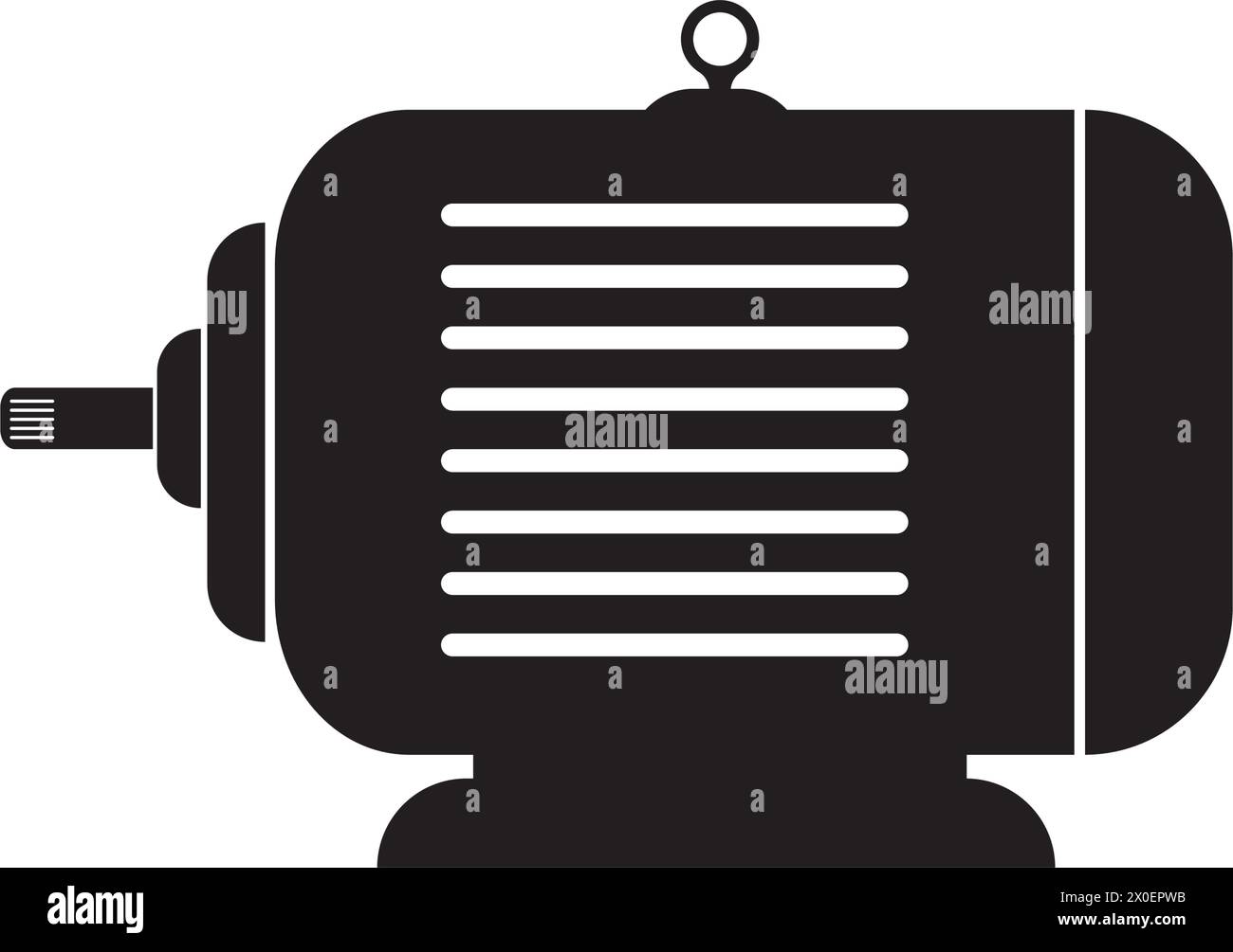 Electric motor icon vector illustration logo design Stock Vector Image ...