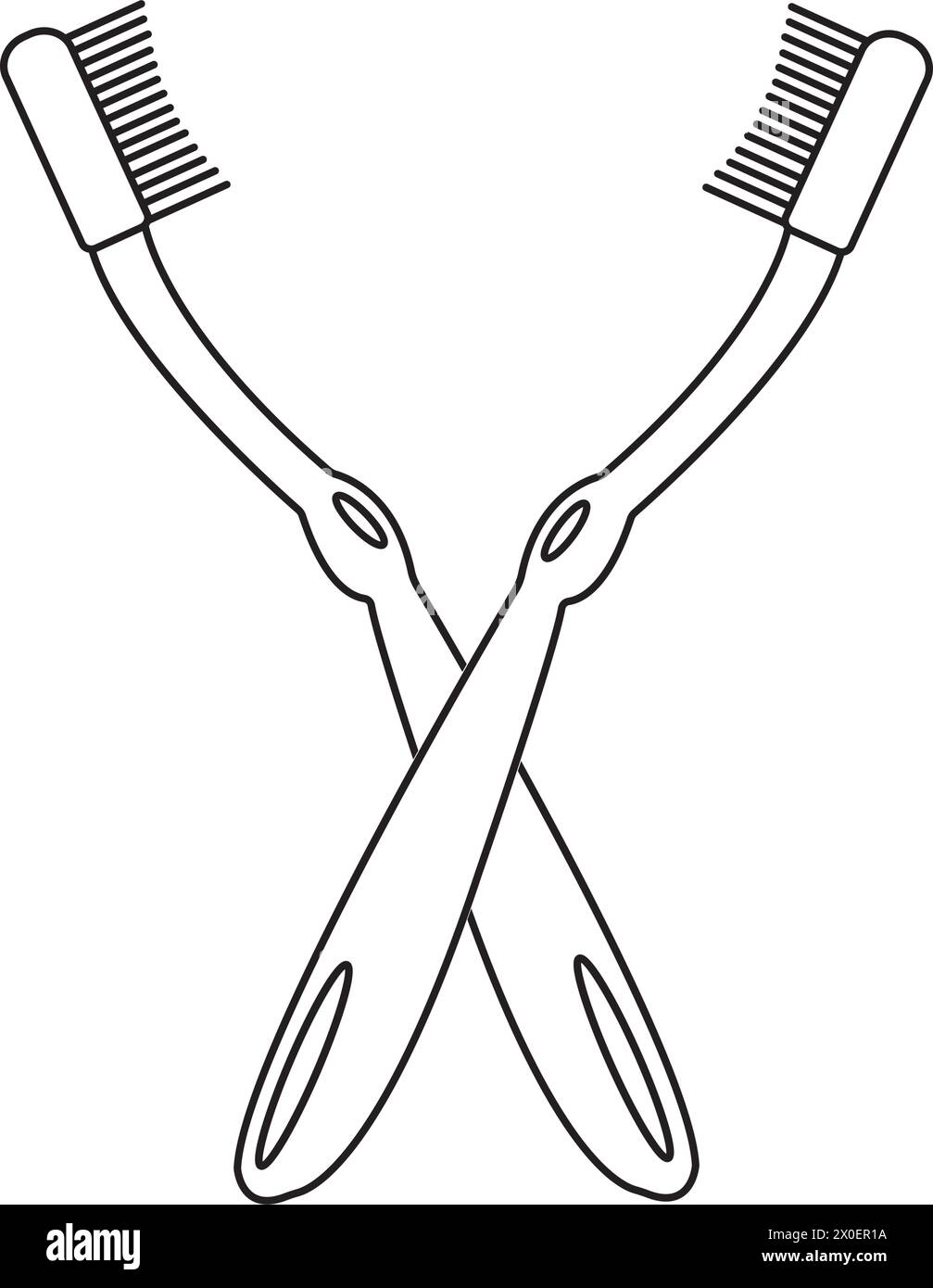 toothbrush icon vector illustration symbol design Stock Vector Image ...