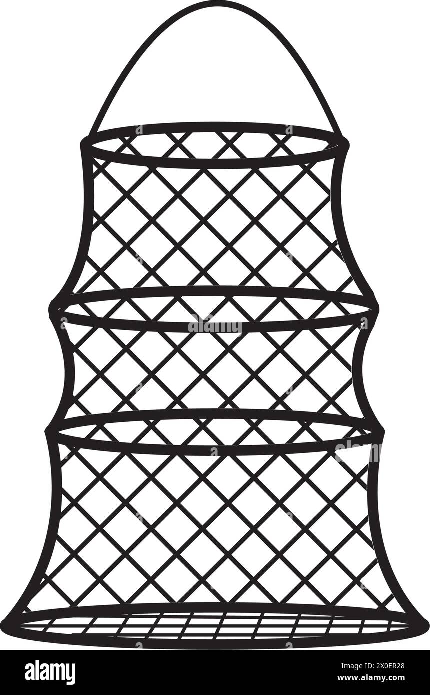 fishing net icon vector illustration template design Stock Vector Image ...