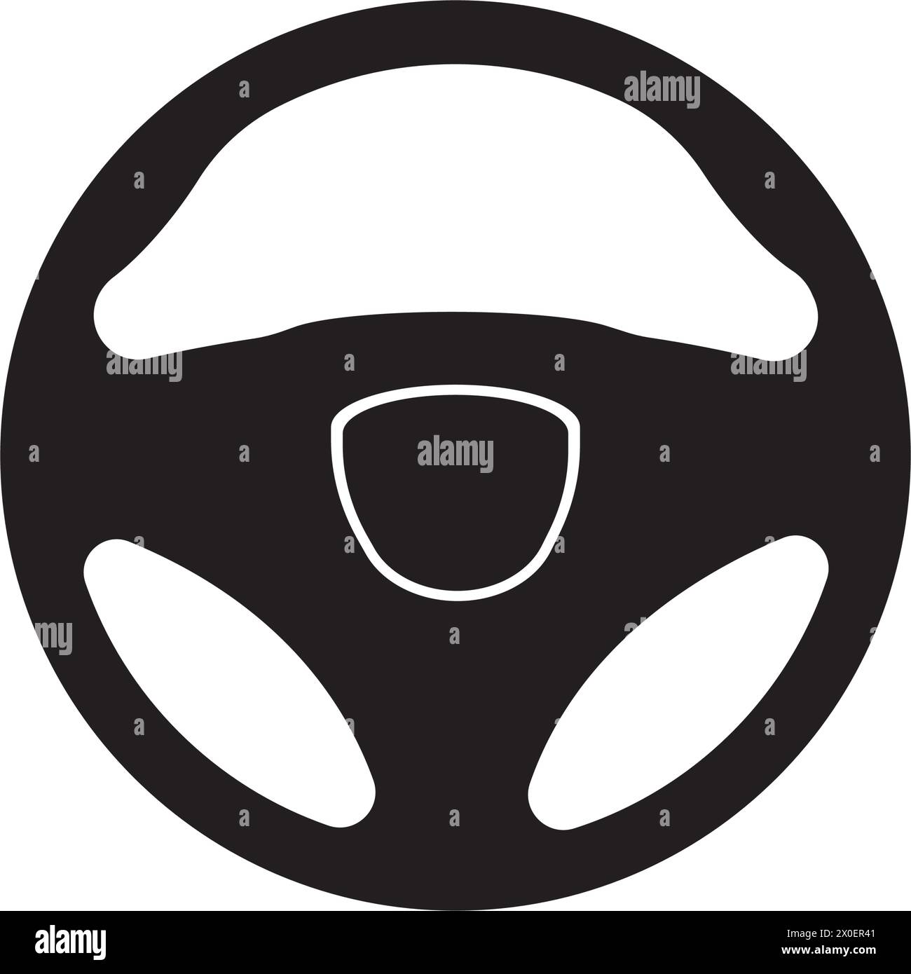 Steering wheel icon vector illustration. Car steering wheel symbol ...