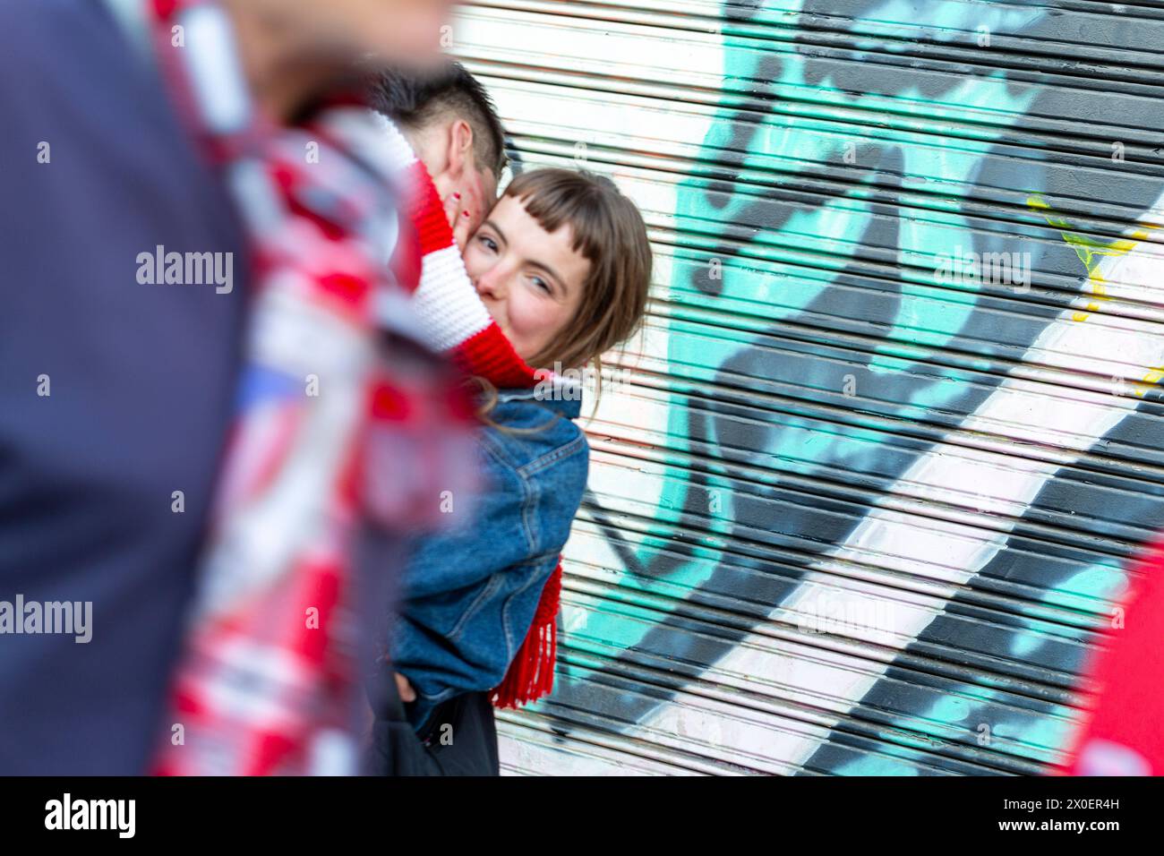 Bilbao. Spain. 20240412, Athletic Club players and supporters celebrate ...