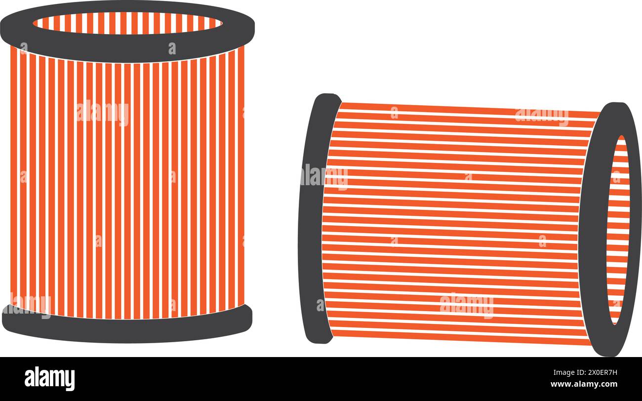 Engine oil filtration Stock Vector Images - Alamy