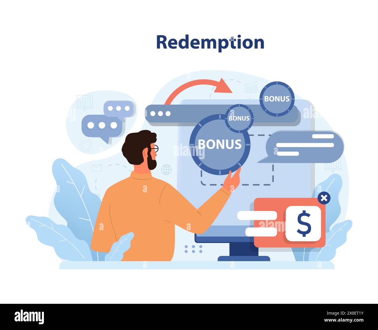 Reward redemption Stock Vector Images - Alamy