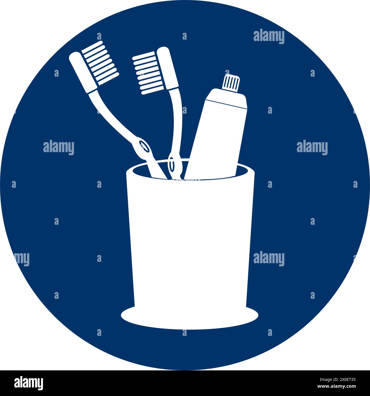 toothbrush icon vector illustration symbol design Stock Vector Image ...