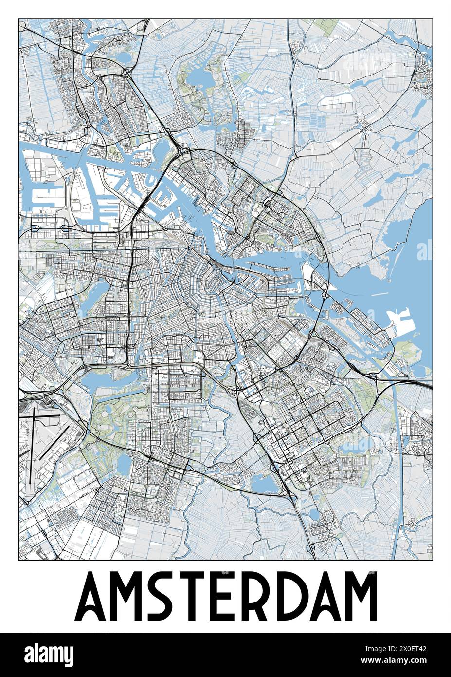 Netherlands poster art Cut Out Stock Images & Pictures - Alamy