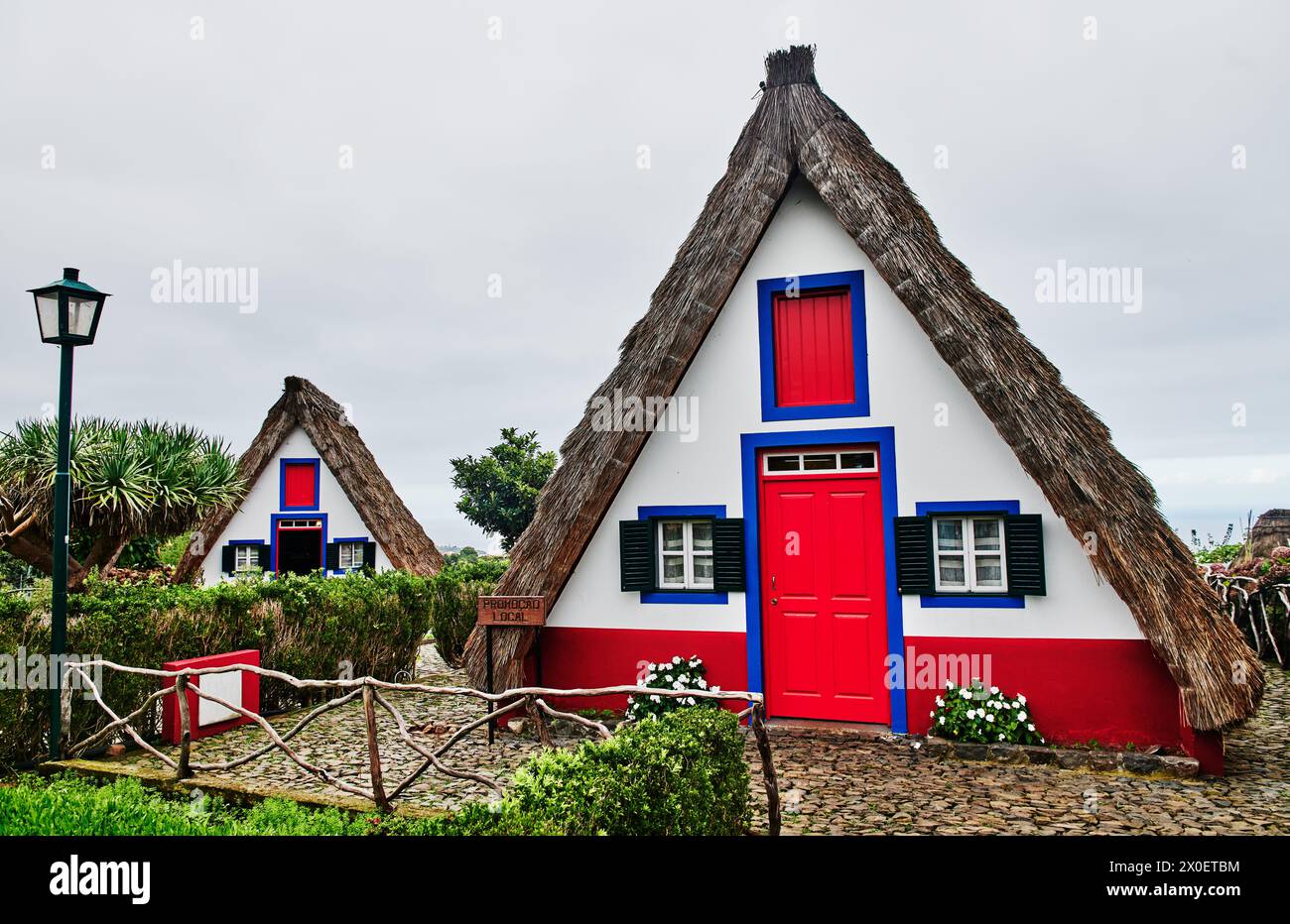 Traditional Madeira house in Santana, Madeira, Portugal Stock Photo - Alamy