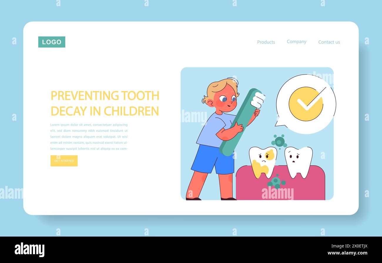 Preventing Tooth Decay in Children. A brave young child combats ...