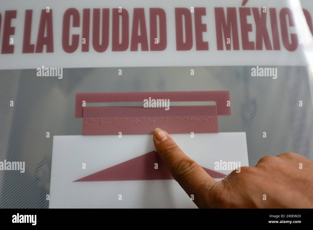 Mexico City, Mexico. 11th Apr, 2024. Electoral ballot boxes that will ...