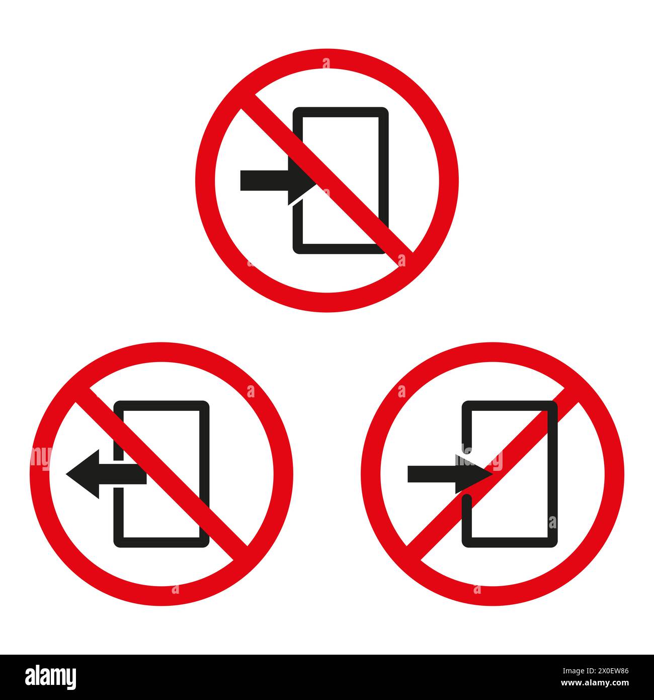 Entry signs Stock Vector Images - Alamy