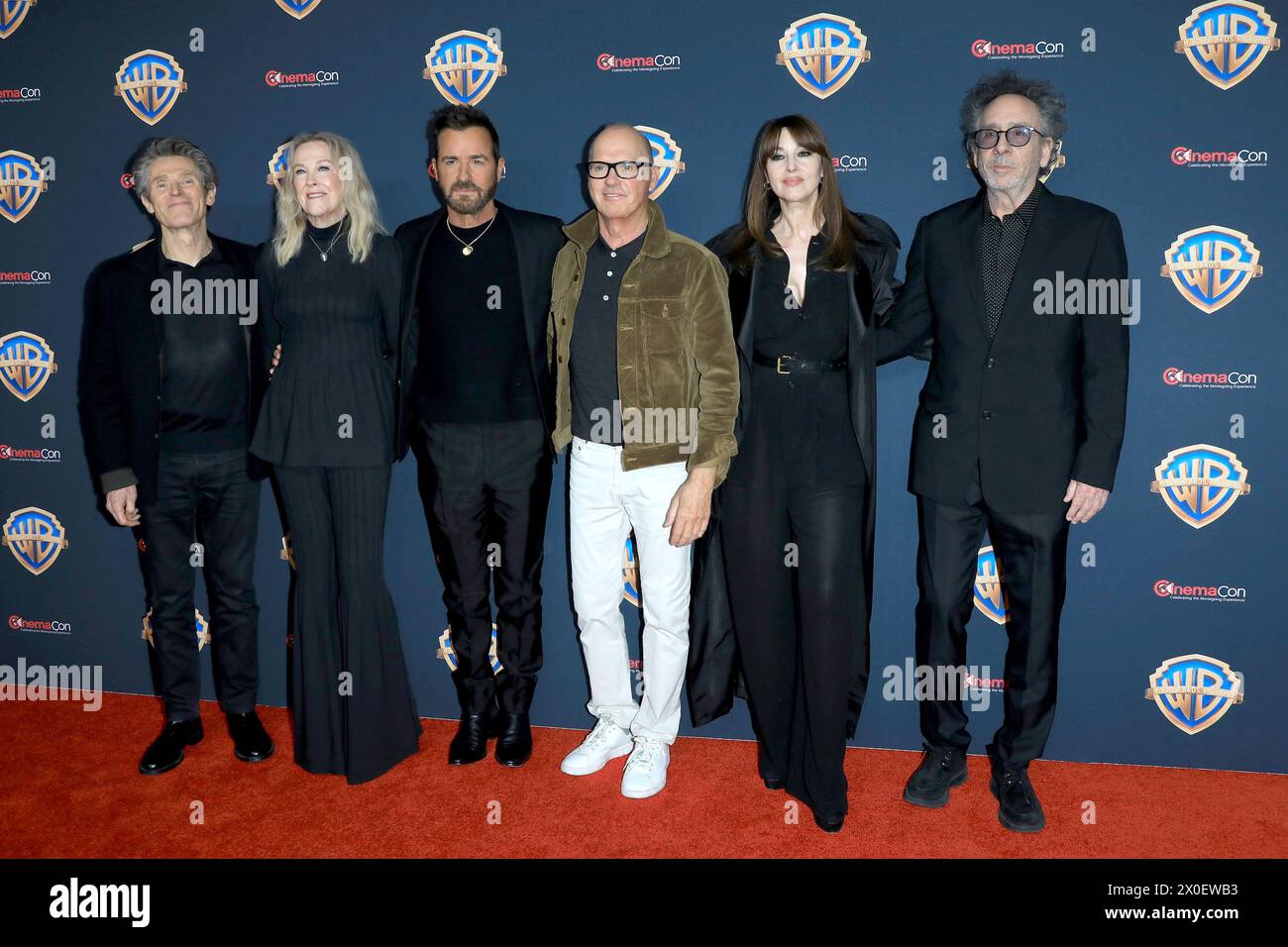 LOS ANGELES - APR 9: Willem Dafoe, Catherine O'Hara, Justin Theroux ...