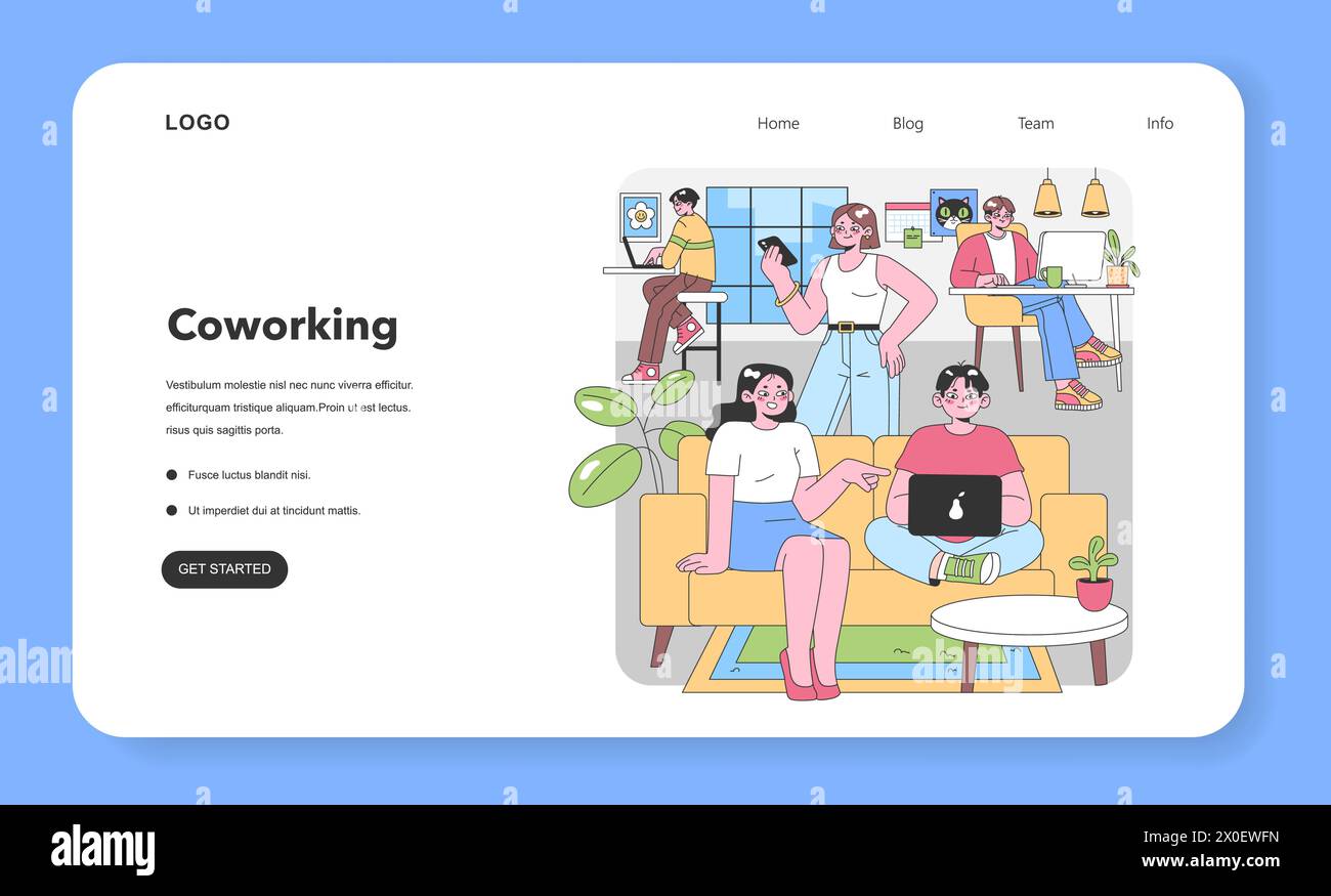 Friends gathering in a vibrant living room. Animated discussion, cozy ...