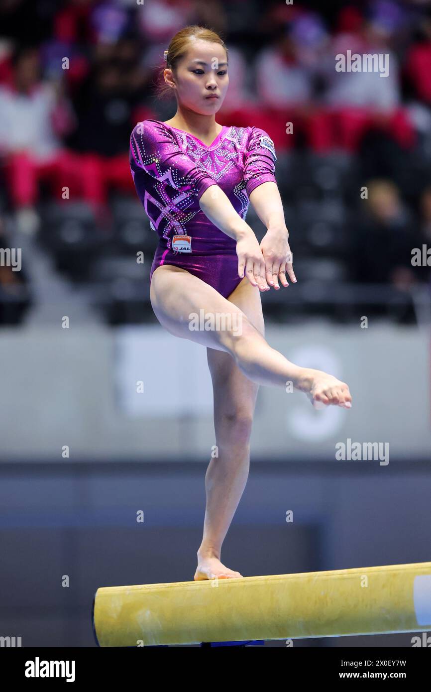 Takasaki Arena, Gunma, Japan. 11th Apr, 2024. Chiaki Hatakeda, APRIL 11, 2024 - Artistic ...