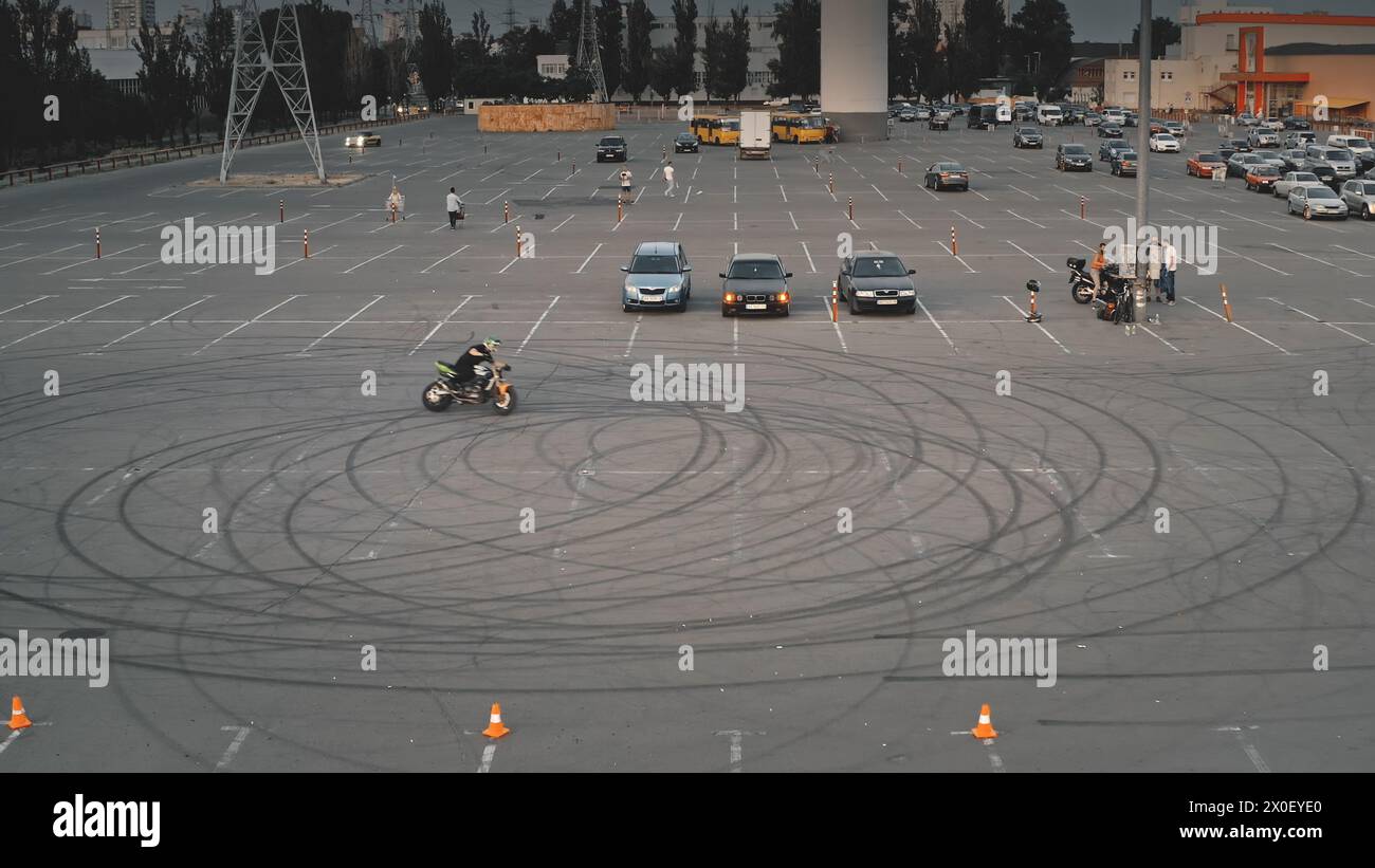 Motorcycle cinematic shot hi-res stock photography and images - Alamy