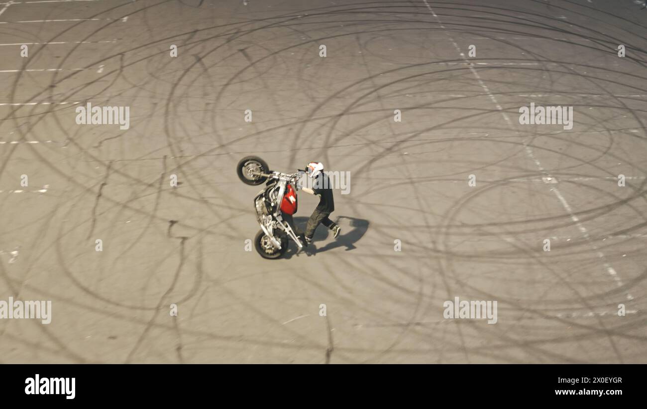 Motorcycle cinematic shot hi-res stock photography and images - Alamy