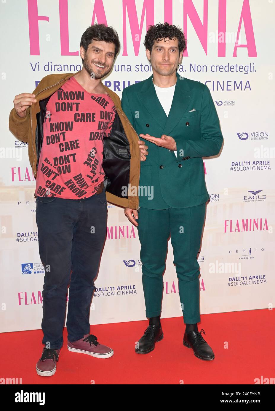 Rome, Italy. 11th Apr, 2024. Claudio Colica (l) and Fabrizio Colica (r ...
