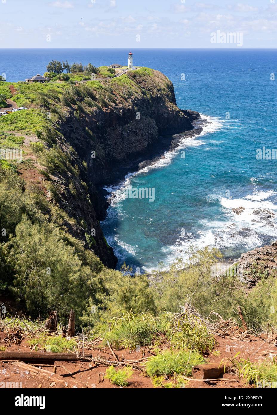 Kilauea Lighthouse, located on the northernmost point of Kauai, is a ...