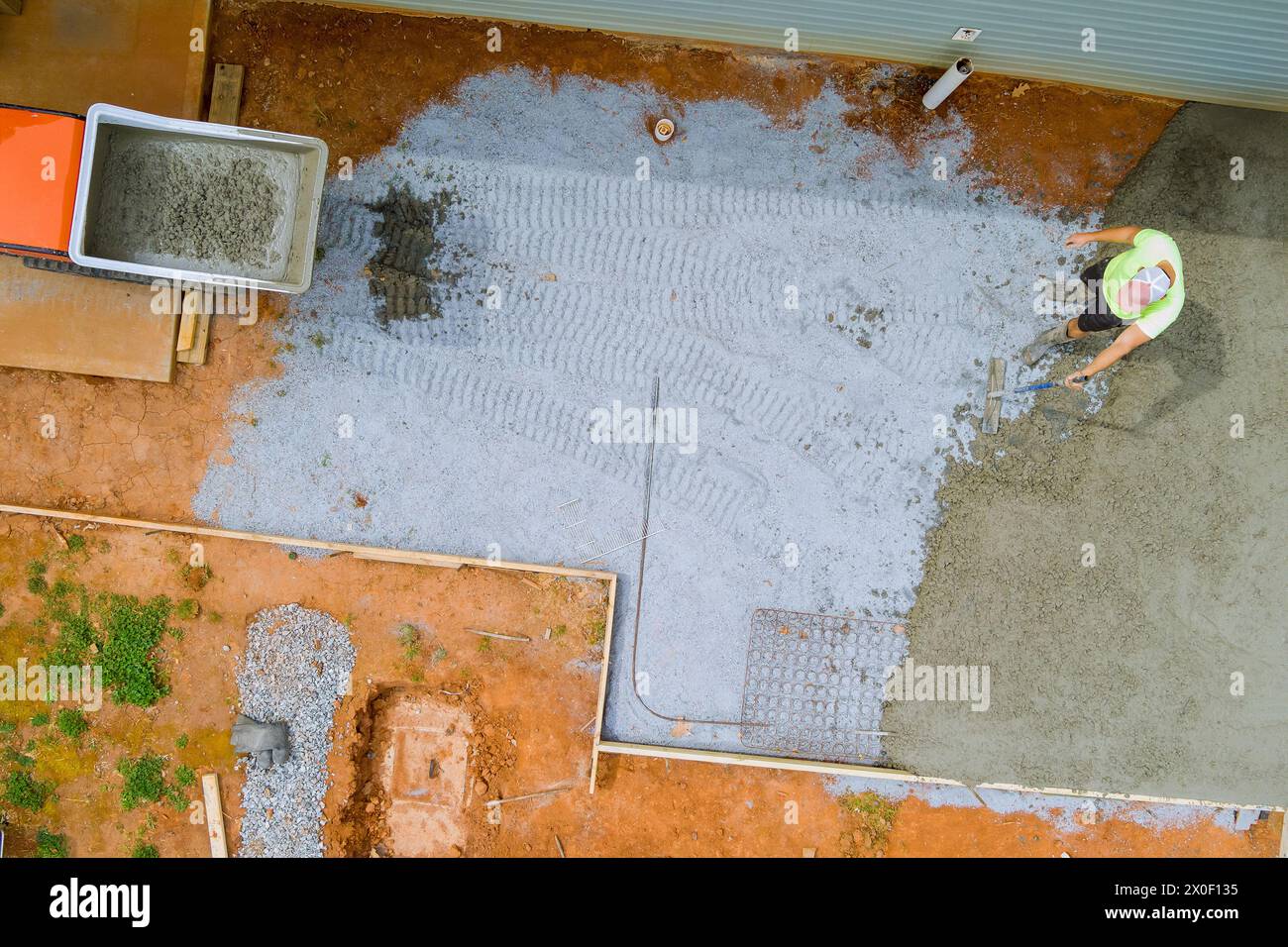 Concrete transportation at construction sites using self dumping rubber ...