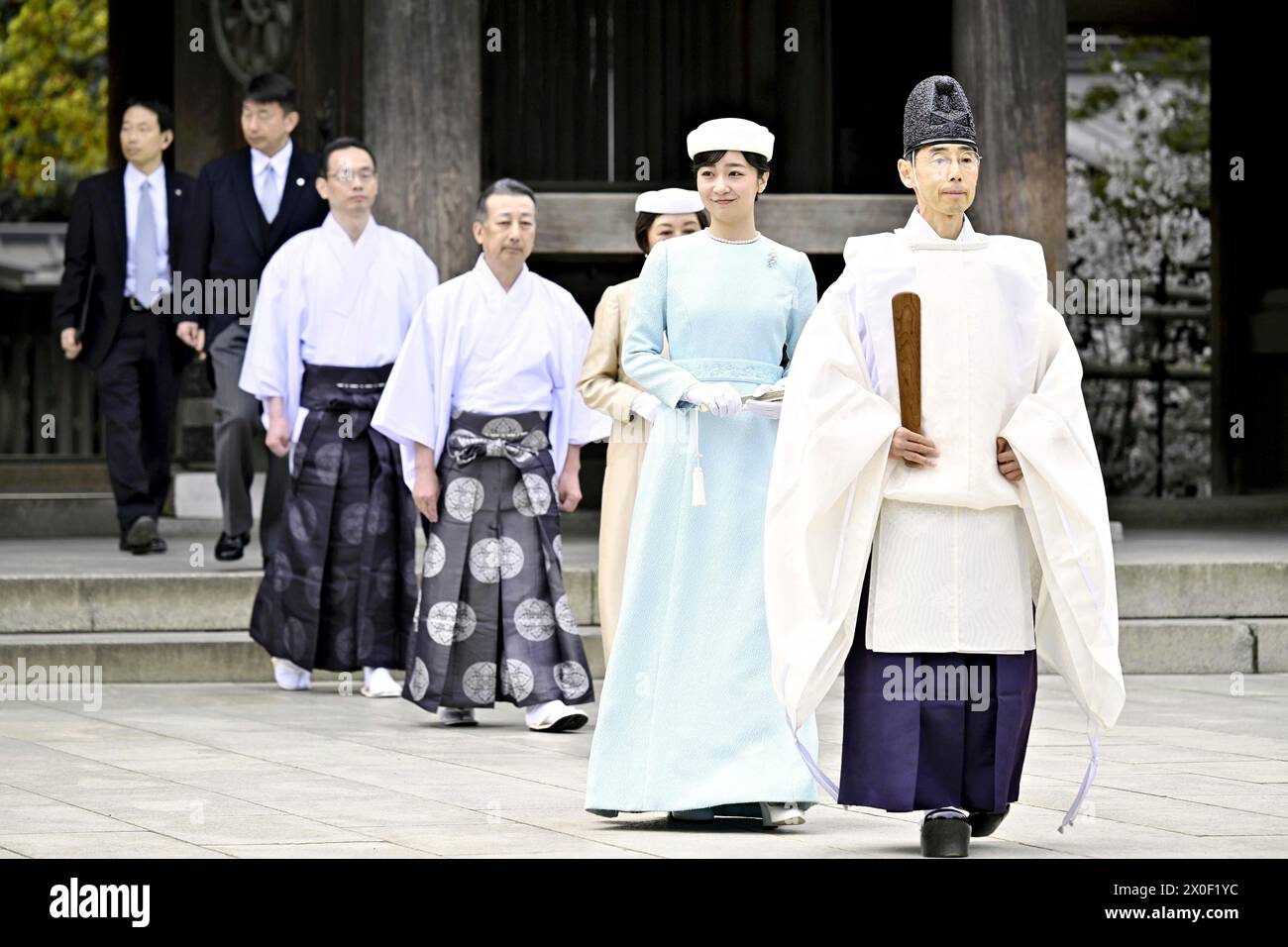 Japan's Princess Kako, the second daughter of the Crown Prince Akishino ...