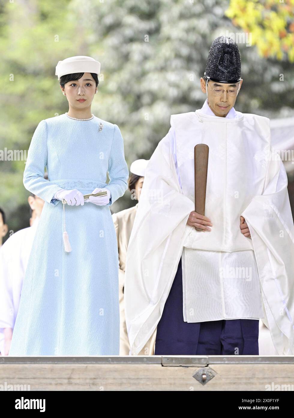 Japan's Princess Kako, the second daughter of the Crown Prince Akishino ...