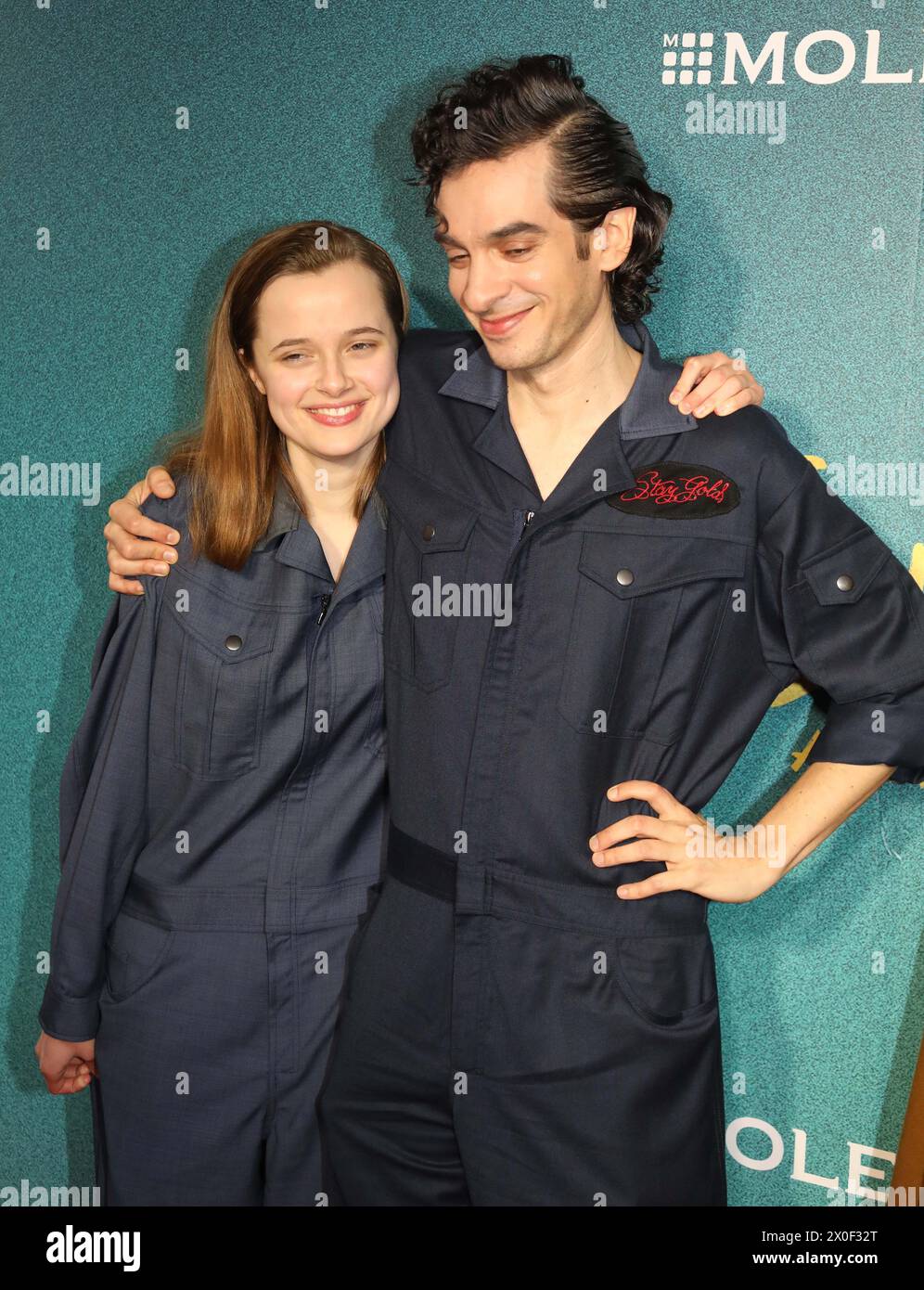 April 11, 2024, New York, New York, USA: VIVIENNE JOLIE-PITT and JUSTIN ...