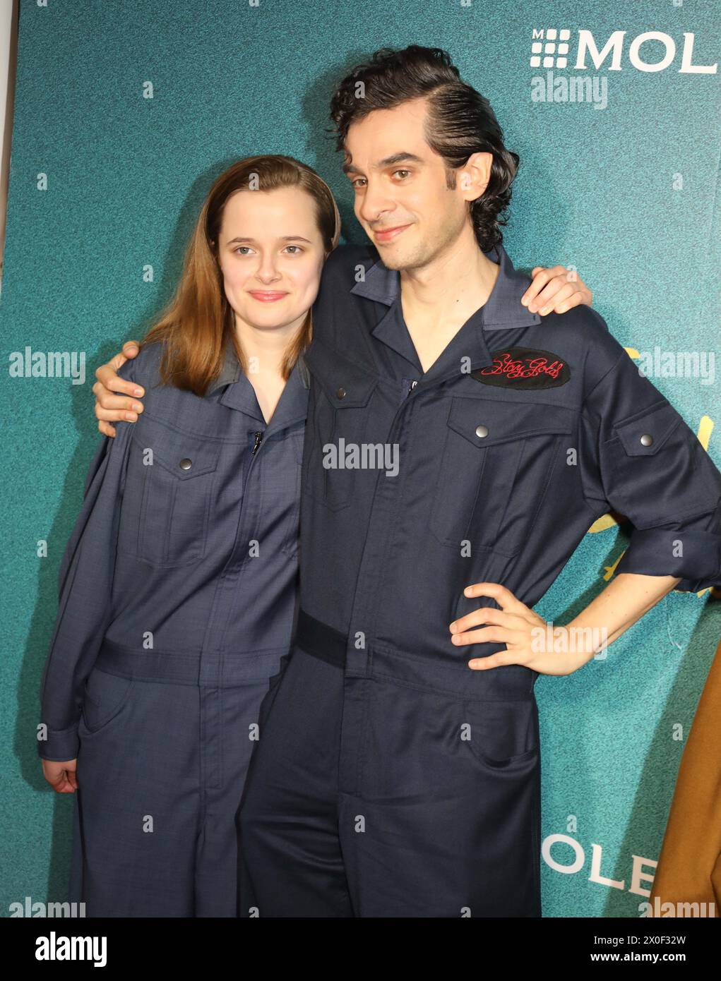 April 11, 2024, New York, New York, USA: VIVIENNE JOLIE-PITT and JUSTIN ...