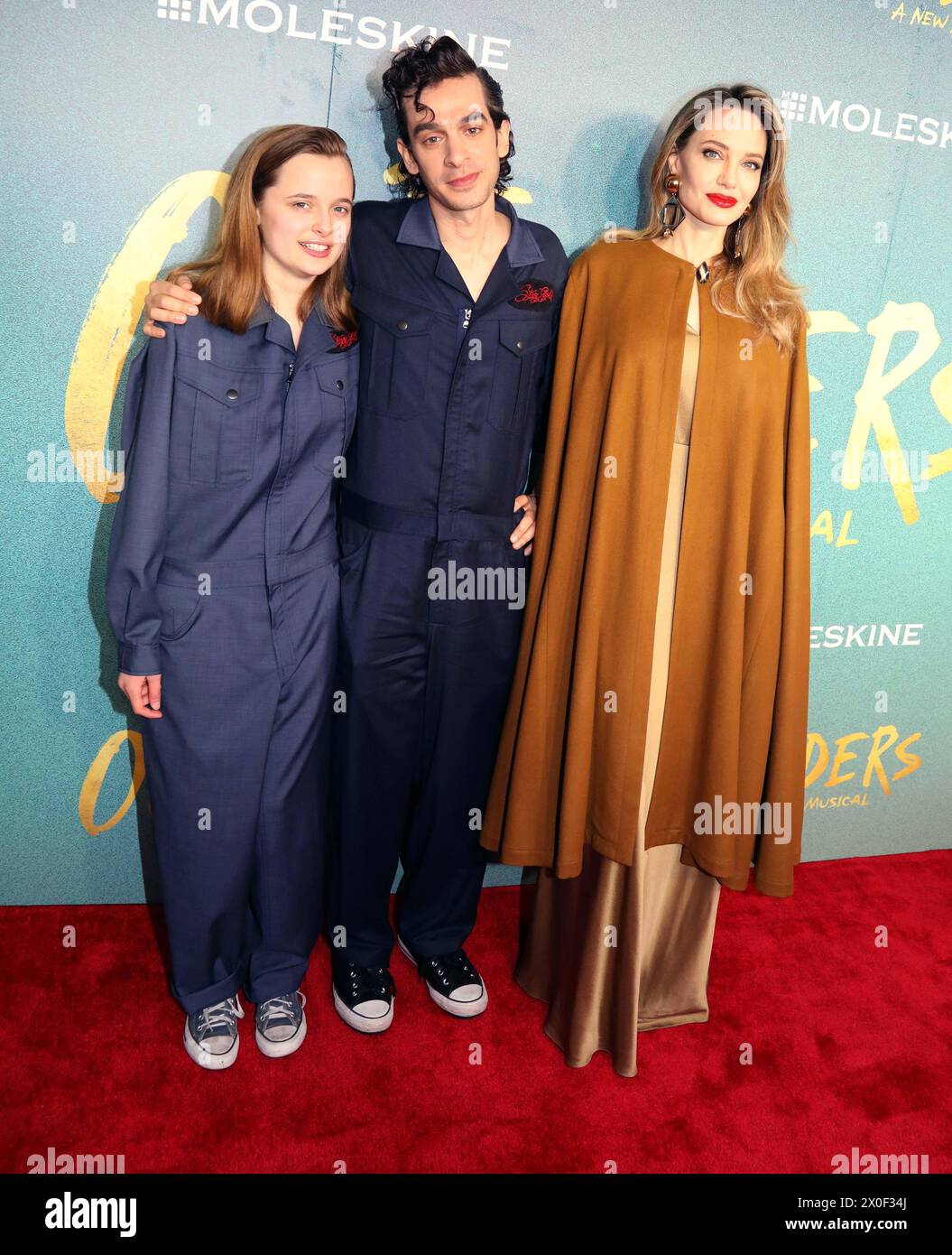 April 11, 2024, New York, New York, USA: VIVIENNE JOLIE-PITT, JUSTIN ...