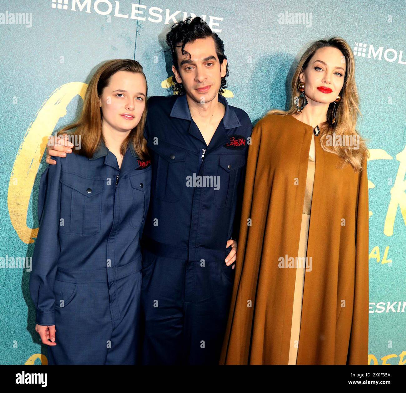 April 11, 2024, New York, New York, USA: VIVIENNE JOLIE-PITT, JUSTIN ...