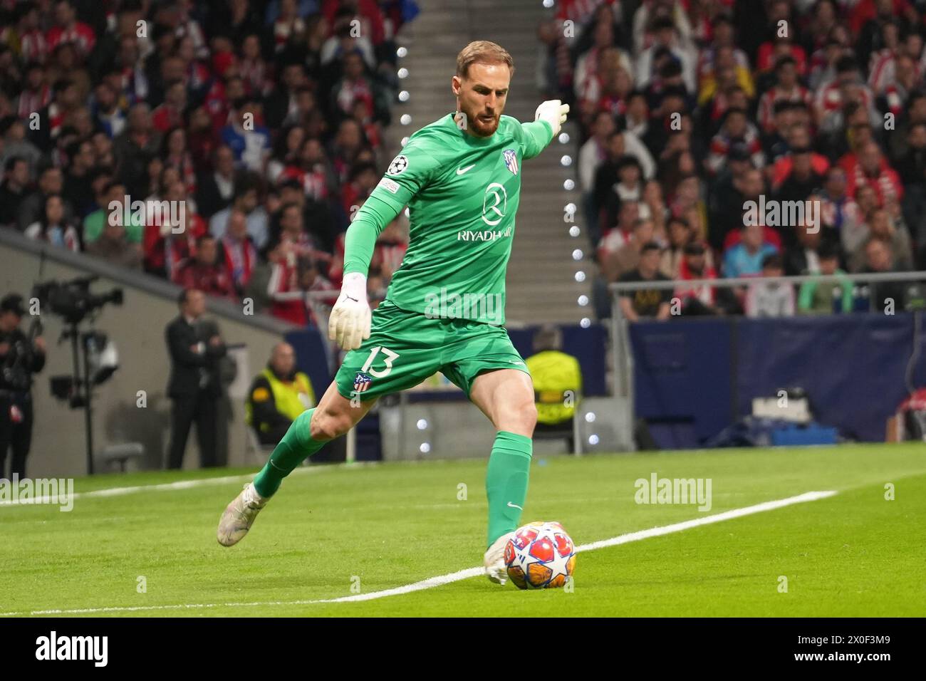 Jan Oblak of Atletico Madrid during the UEFA Champions League, Quarter ...