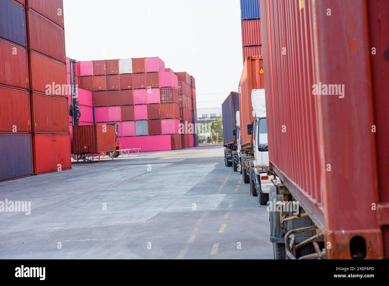 Logistics of international container transport and cargo planes in ...