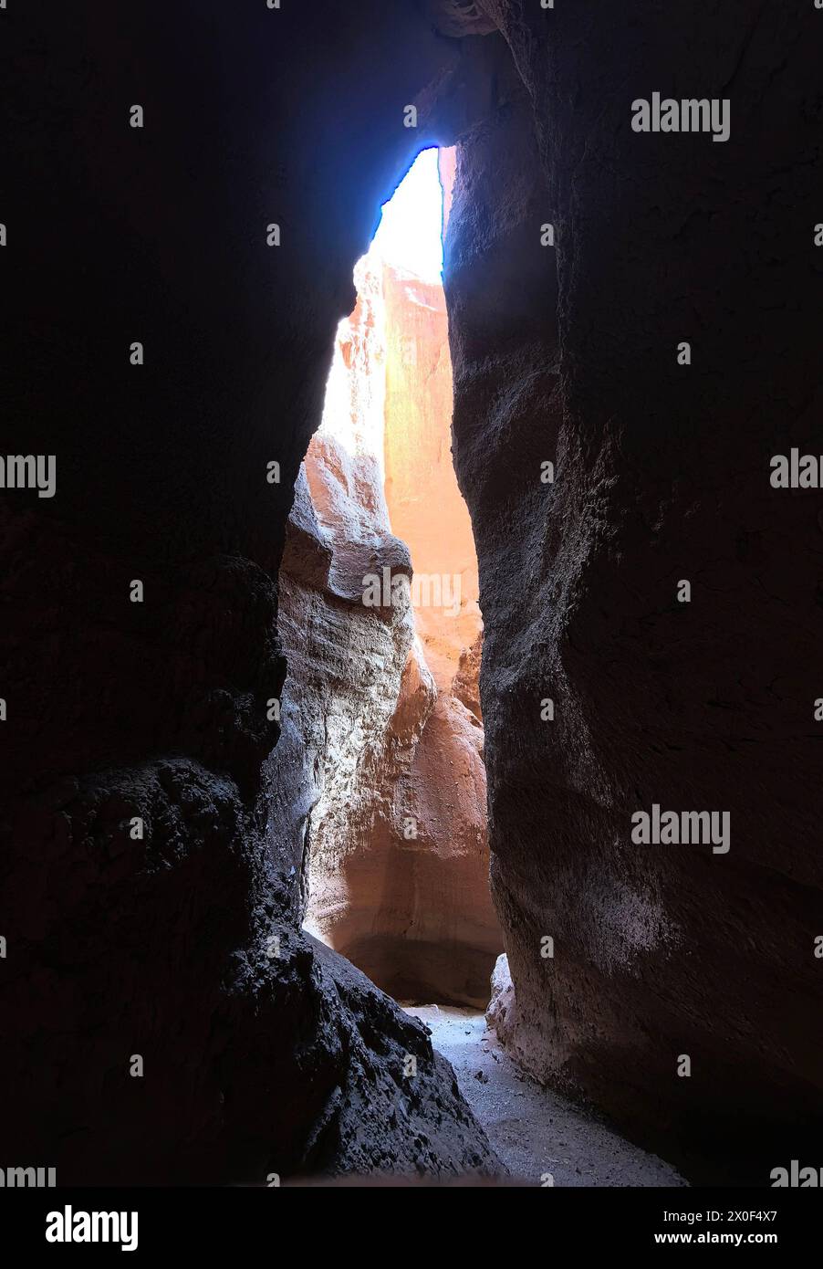 TURPAN, CHINA - APRIL 11, 2024 - The unique landscape of Huoyun Cave in ...