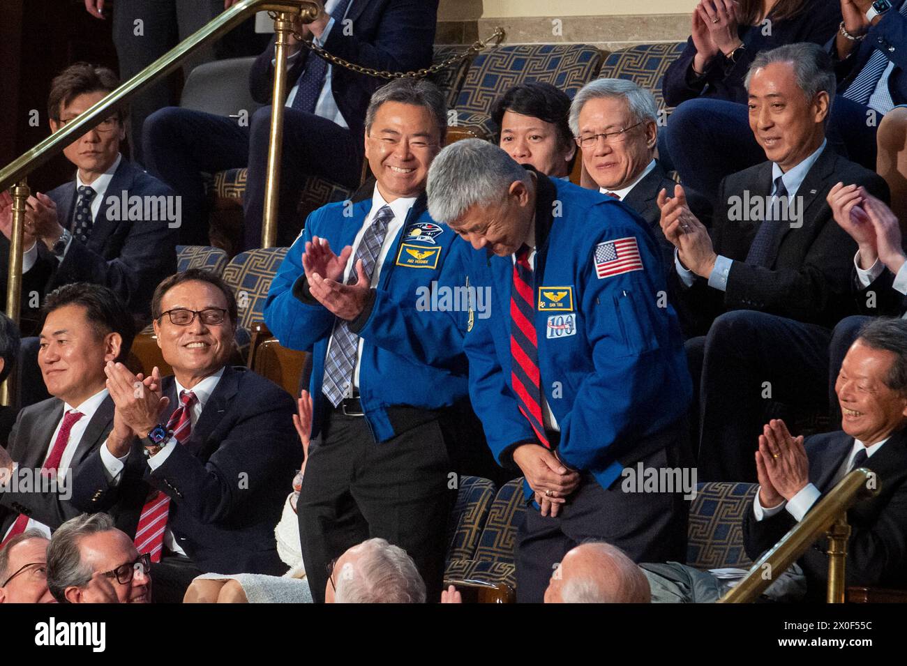 Washington, United States. 11th Apr, 2024. Japanese Astronauts Daniel Tani and Akihiko Hoshide ...