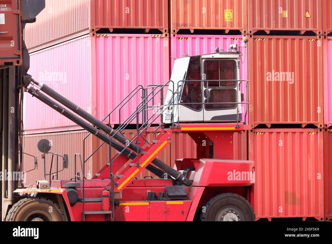 Container forklifts are important tools for transporting goods in the ...