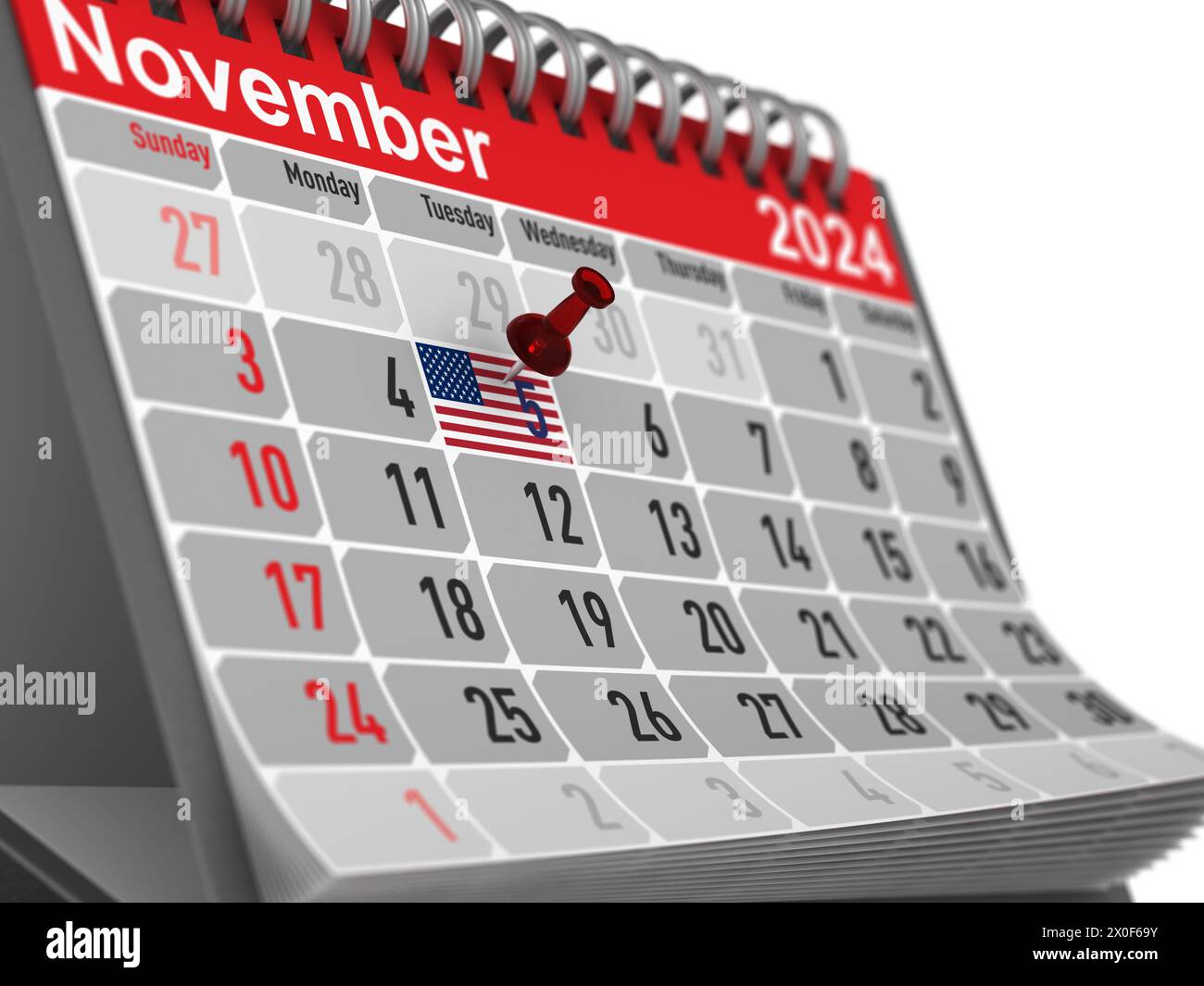 American presidential elections of 2024. Isolated 3D illustration Stock ...