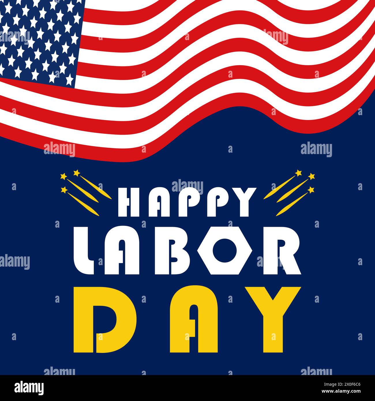 Usa labor day celebrating Stock Vector Images - Alamy