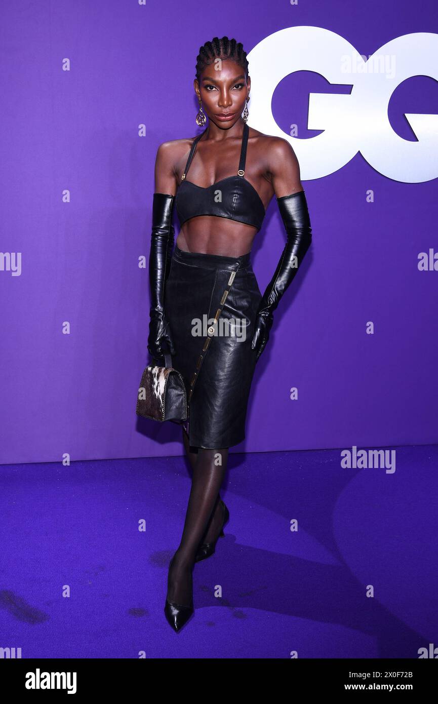 New York, USA. 11th Apr, 2024. British actress Michaela Coel attends the second annual 2024 GQ ...