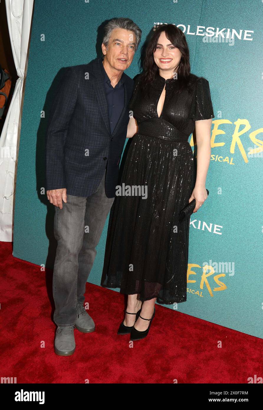 April 11, 2024, New York, New York, USA: Actor PETER GALLAGHER and his ...