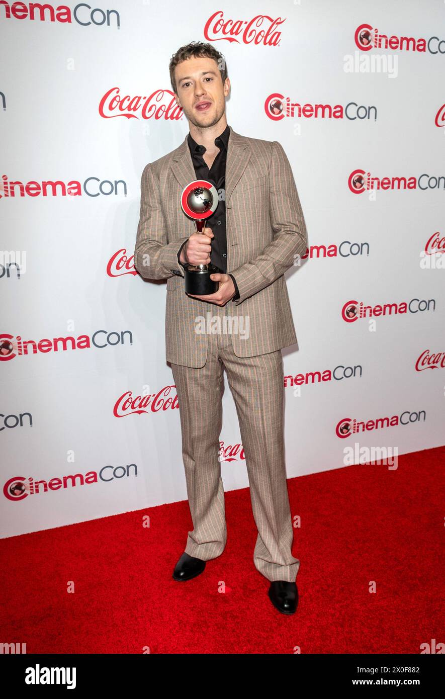 Las Vegas, NV, USA. 11th Apr, 2024. Joseph Quinn at the 2024 Big Screen ...