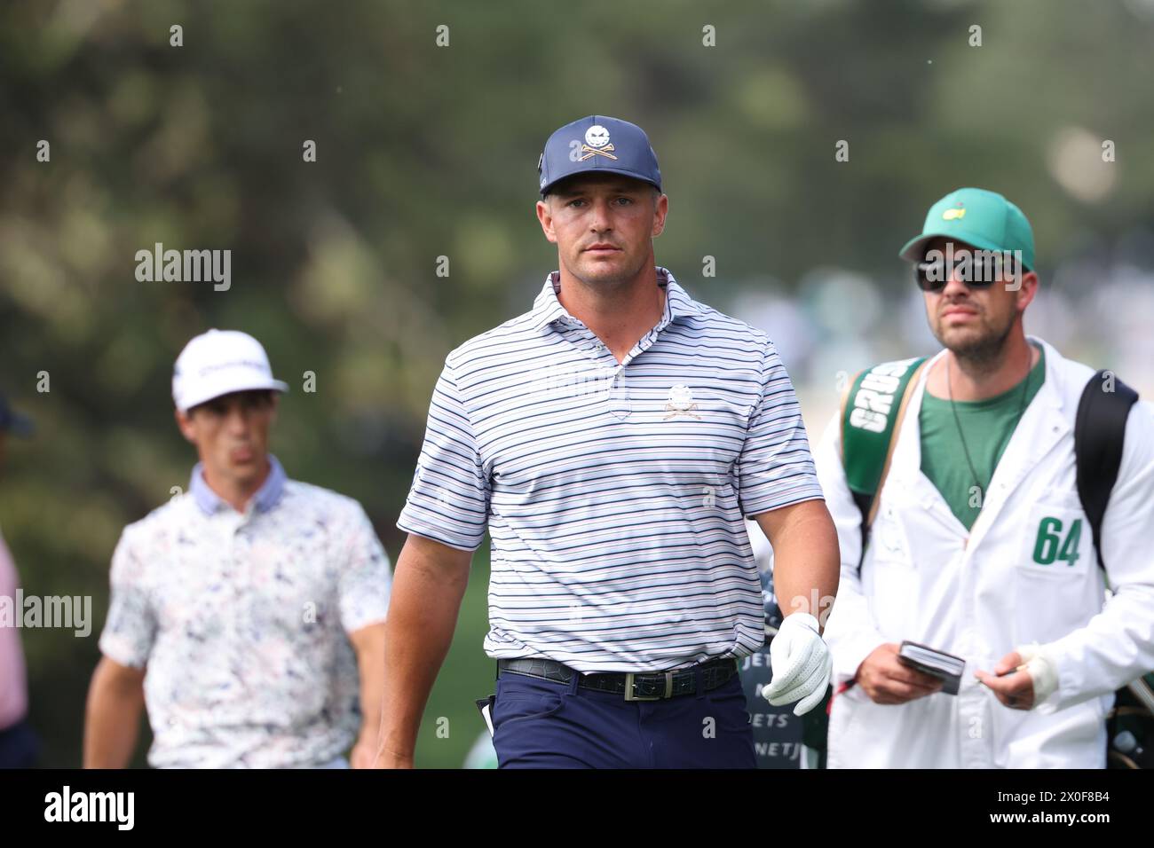 United States' Bryson DeChambeau on the 17th hole during the day 1 of ...
