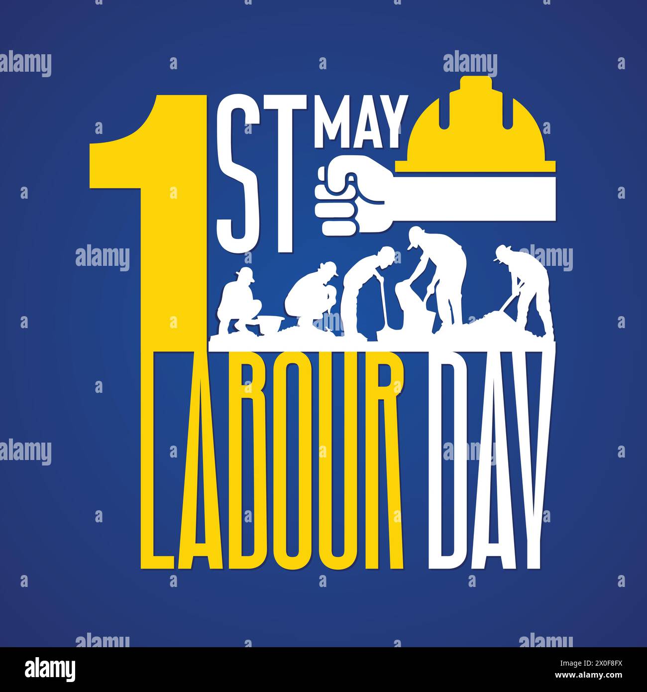 Happy Labor Day. 1st May. International labor day - Worker Day Design Stock Vector Image & Art ...