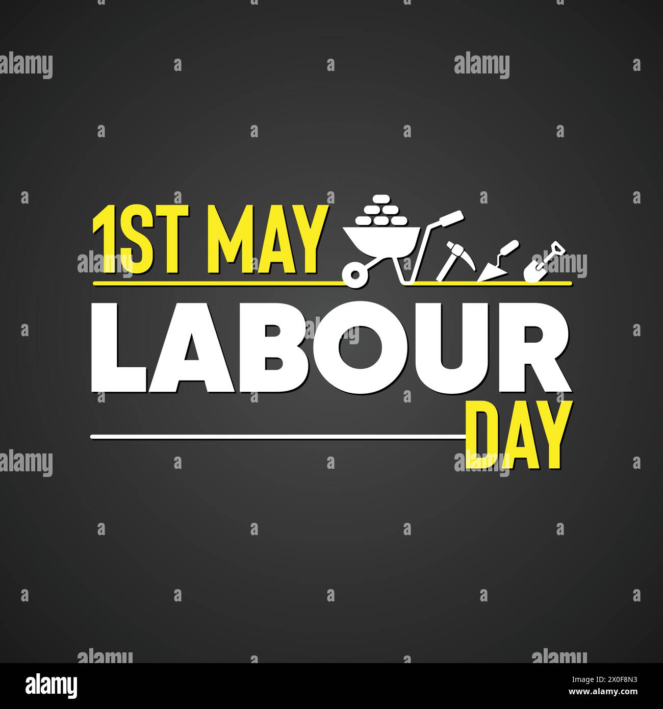 Happy Labor Day. 1st May. International labor day - Worker Day Design ...