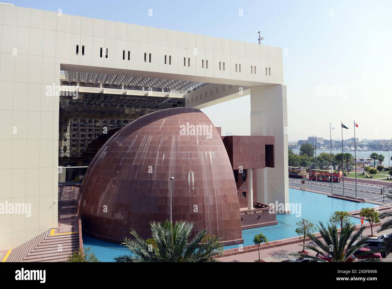 The Dubai Municipality Headquarters in Deira, Dubai, UAE Stock Photo ...