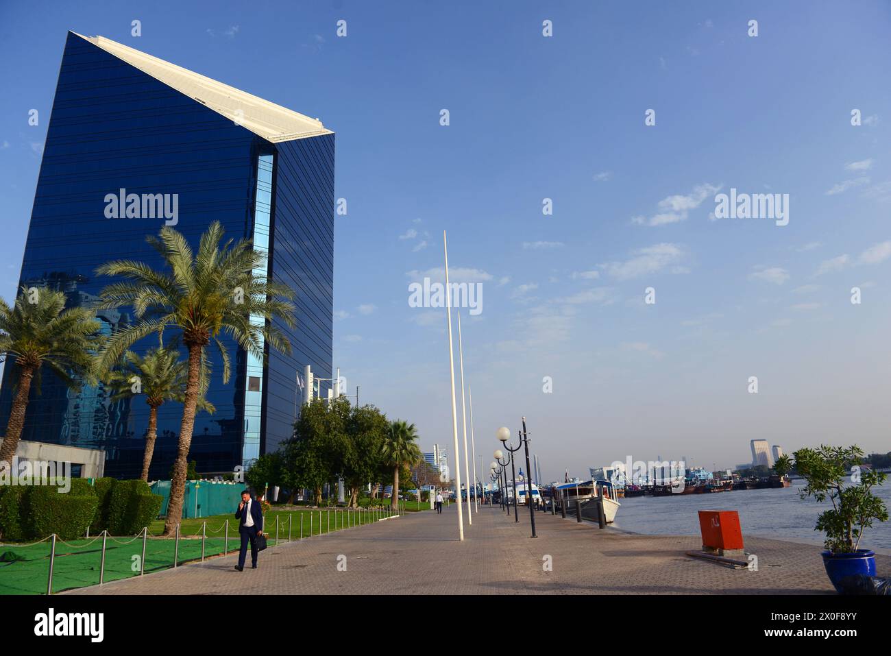 The waterfront corniche in Deira, Dubai, UAE Stock Photo - Alamy