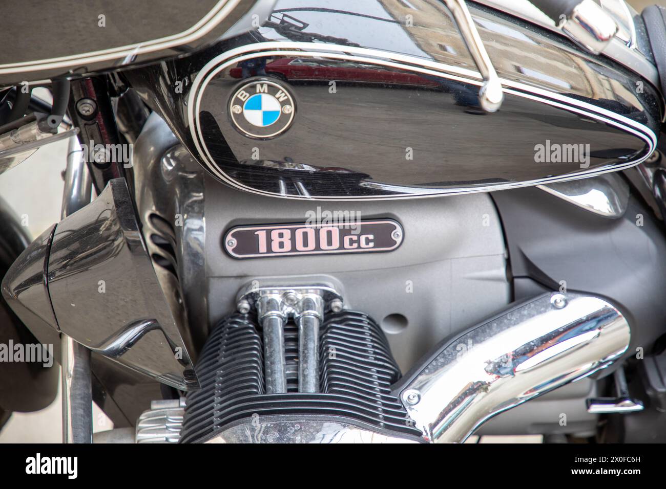 Bordeaux , France - 04 08 2024 : bmw motorrad r18 motorbike 1800 ...