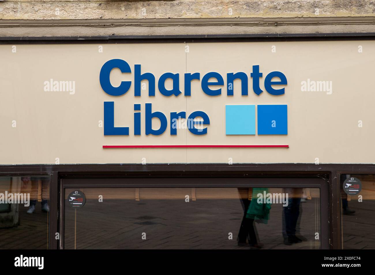 Angouleme , France - 04 11 2024 : Charente Libre logo sign and brand ...