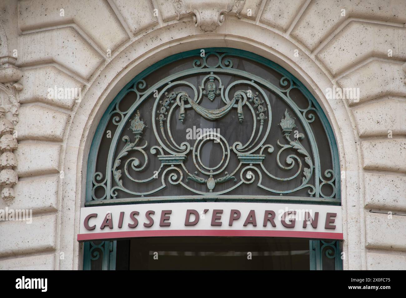 Bordeaux , France - 04 10 2024 : caisse d'epargne french agency retail ...