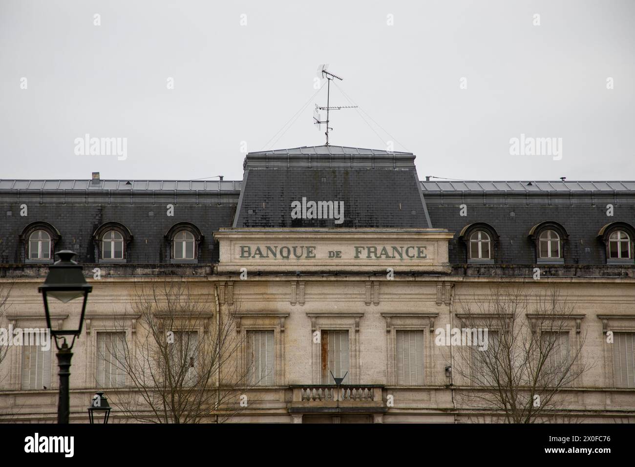 Angouleme , France - 04 08 2024 : Banque de France logo text french ...