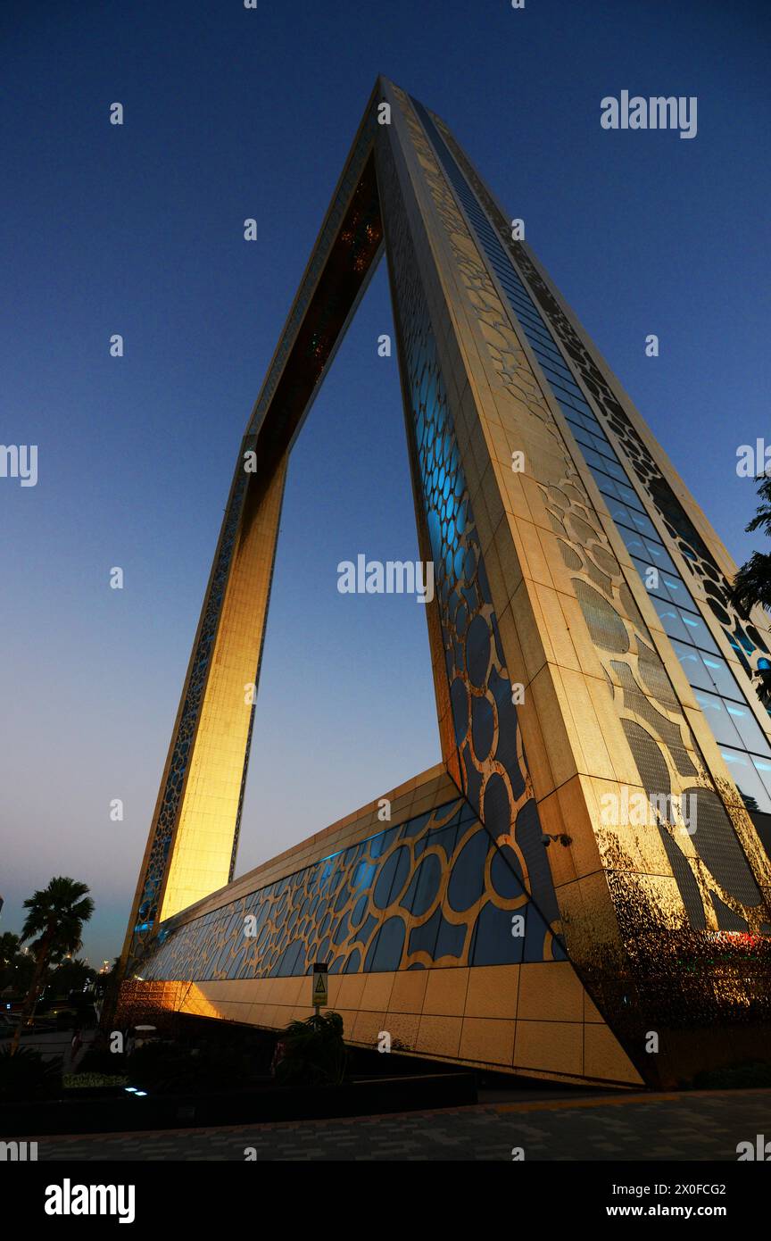 The iconic Dubai Frame building in Dubai, UAE Stock Photo - Alamy