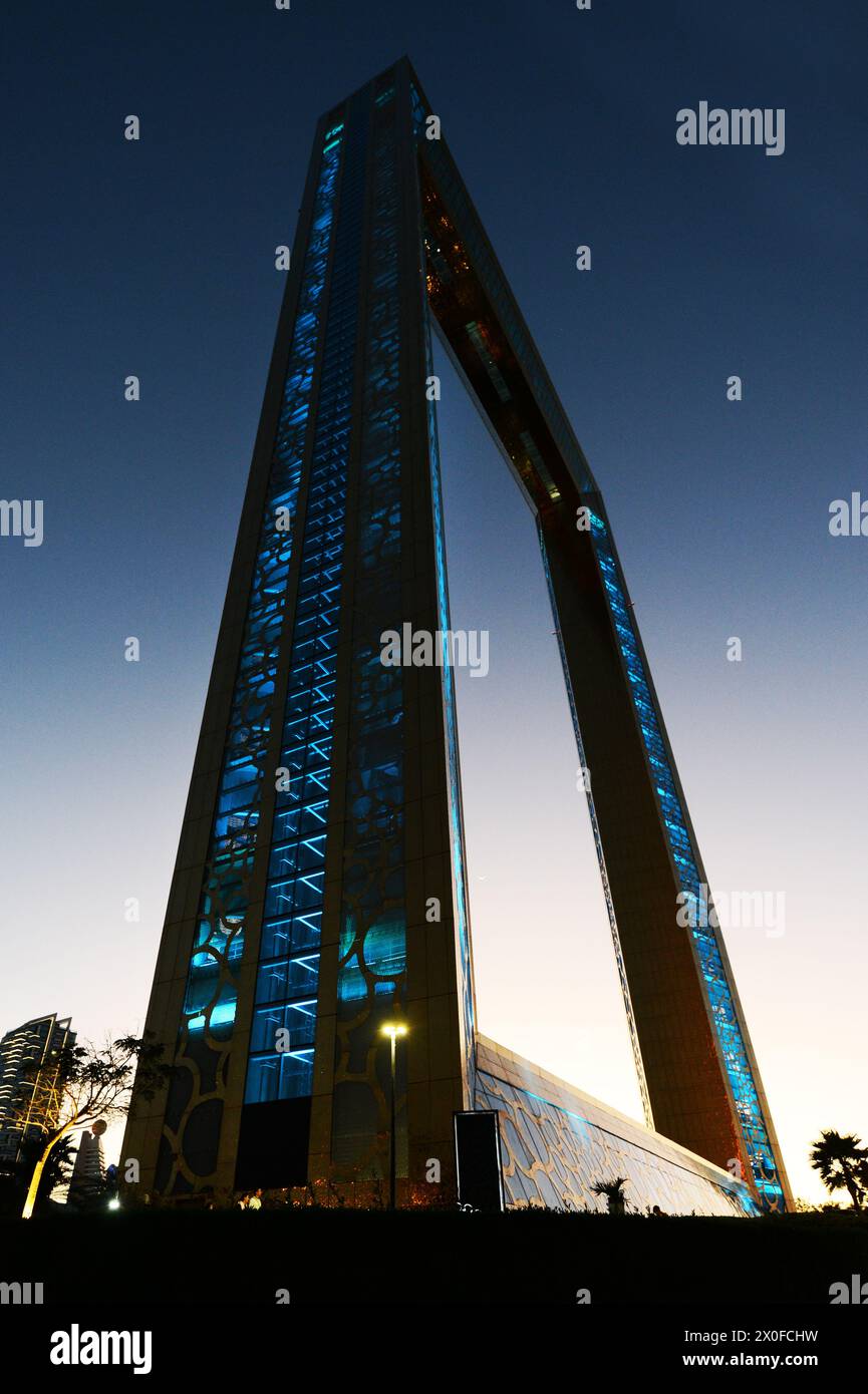 The iconic Dubai Frame building in Dubai, UAE Stock Photo - Alamy