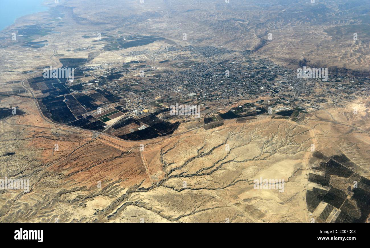 Aerial view of Jericho, Palestine Stock Photo - Alamy