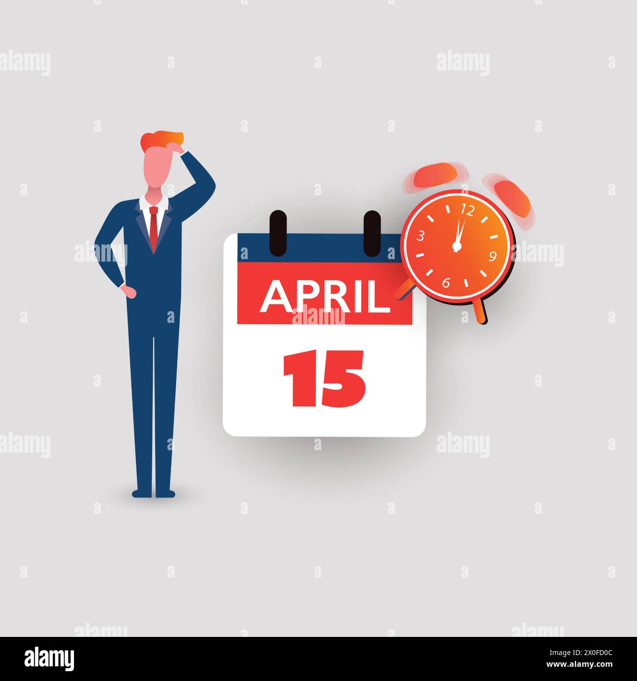 Tax returns clock Stock Vector Images - Alamy